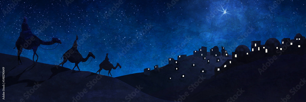 Photo & Art Print The Three Kings - also known as the Magi or Wise Men ...