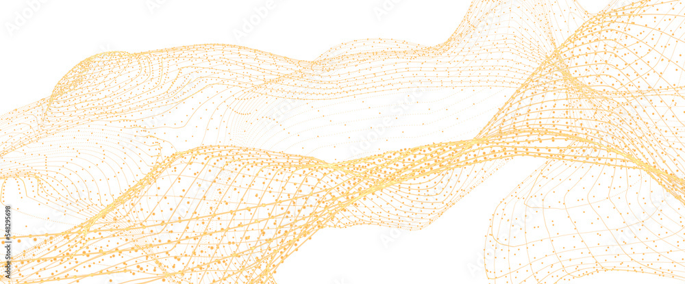 Big Data Visualization Network Connection Structure With Chaotic Distribution Of Points And