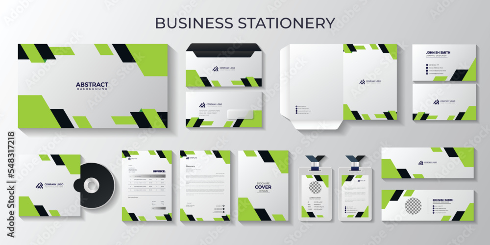 professional business stationery and identity, branding, Presentation ...