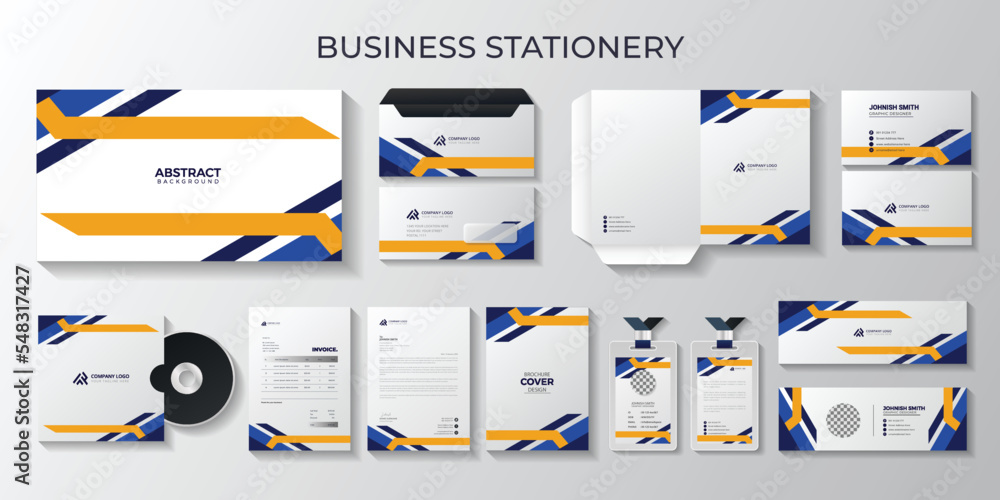 professional business stationery and identity, branding, Presentation ...