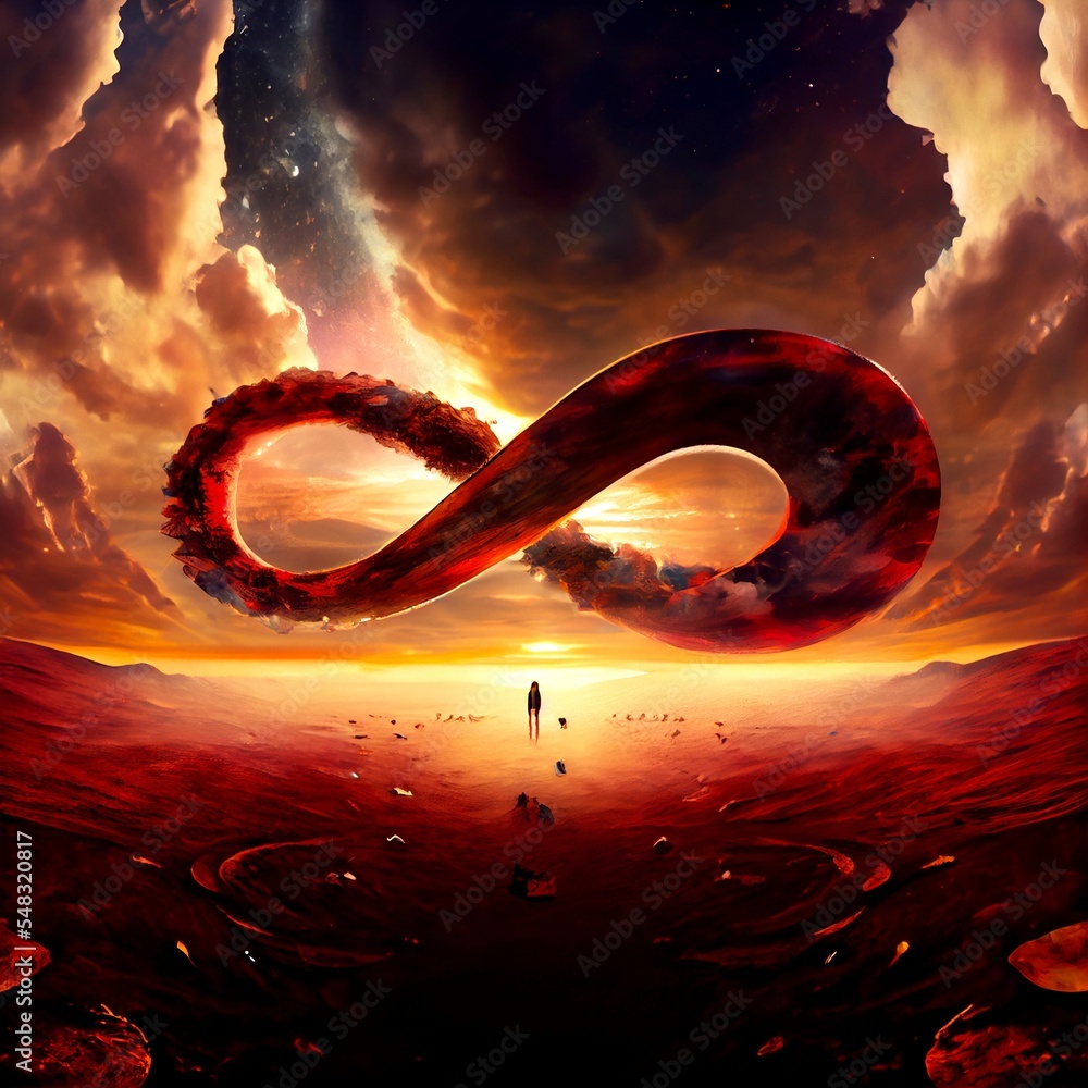 Midjourney abstract render of indefinite symbol Stock Illustration ...