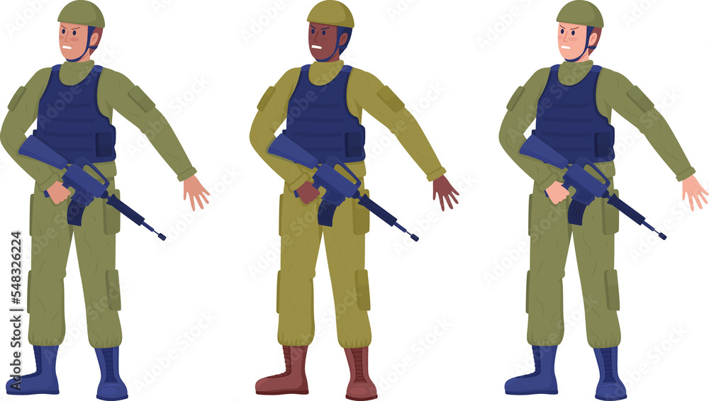 Animated Standing Soldier