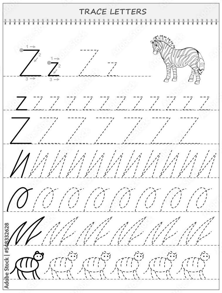 Educational page on line for kids. Black and white printable worksheet ...