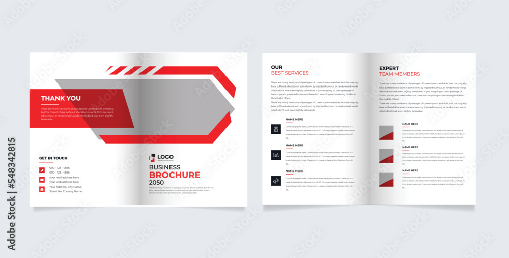 modern brochure template layout,elegant brochure design, minimalist ...