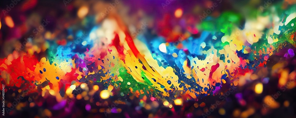 abstract liquid paint splatter background, flowing liquid, Generative ...