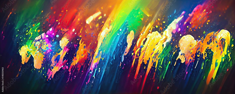 abstract liquid paint splatter background, flowing liquid, Generative ...