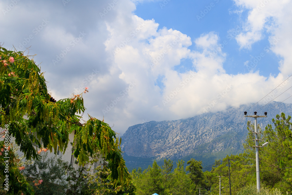 Turkish Taurus Mountains in the Kemer region of Antalya province ...