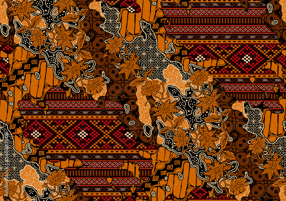 Traditional Batik,midification, ulos, javanese pattern from Indonesia ...