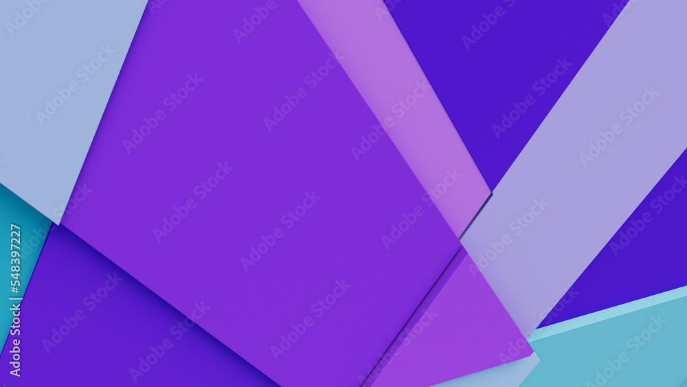 Purple and Turquoise Tech Background with a Geometric 3D Structure ...