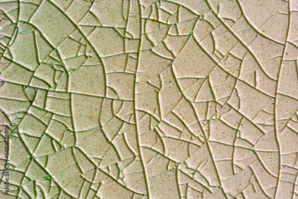 Close up to background and texture of stretch marks cracked on emerald ...