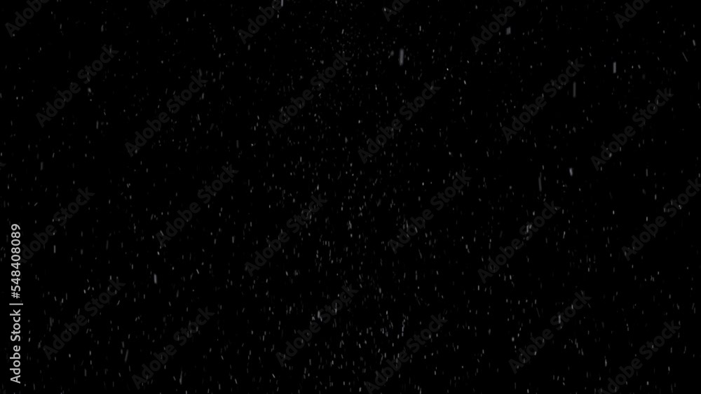 snowfall overlay, black background - winter, slowly falling snow effect ...