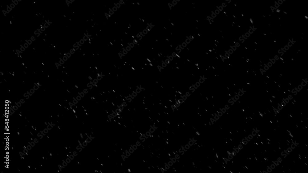 snowfall overlay, black background - winter, slowly falling snow effect ...