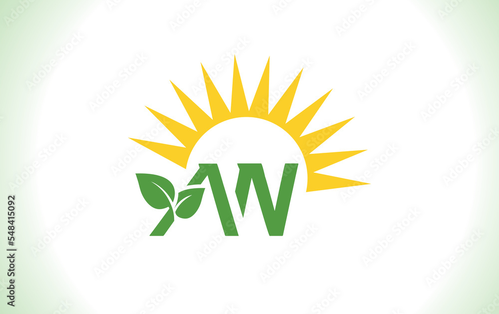 Green healthy leaf logo and Solar panel icon and Solar Energy symbol ...