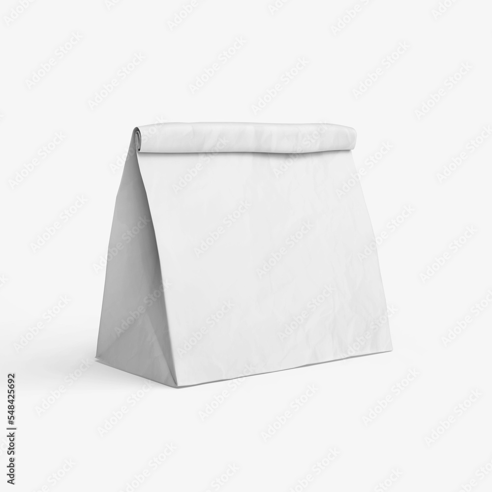 Paper bag packaging Mockup for branding Stock Illustration | Adobe Stock