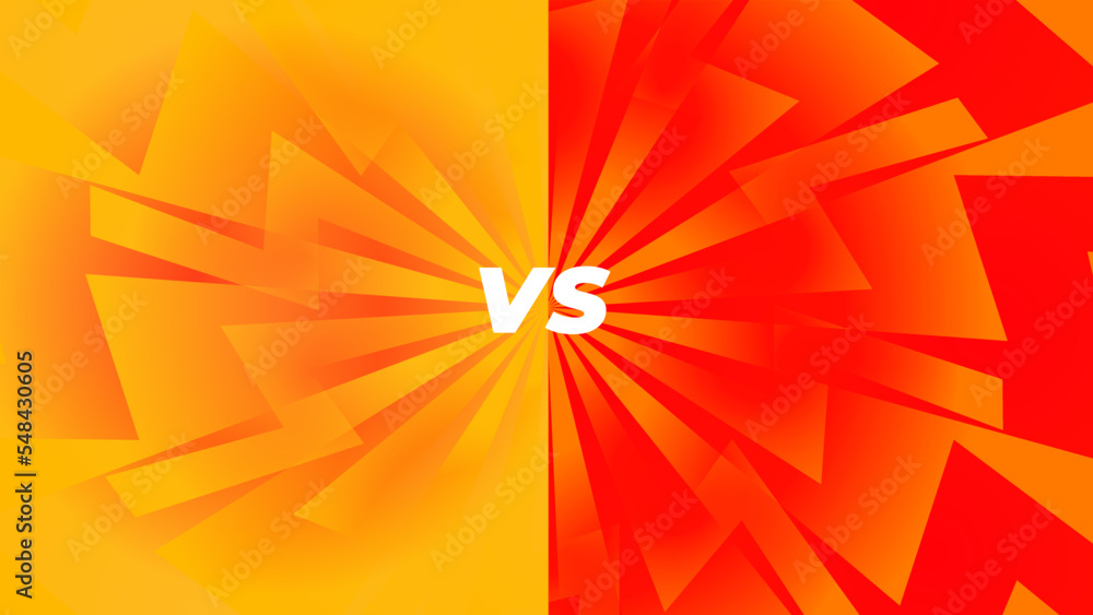 Facts vs myths versus battle background with lightning bolt. Concept of ...