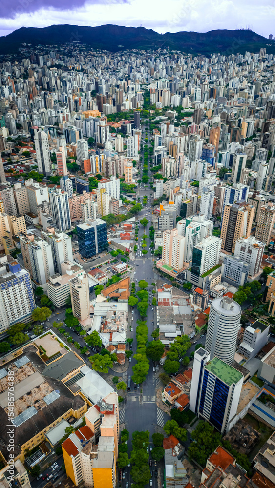 Belo Horizonte Centro Minas Gerais Cidade Capital Metrópole Brasil ...