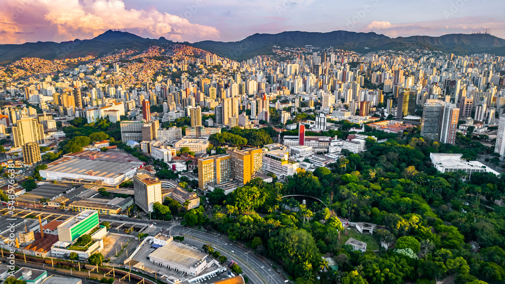 Belo Horizonte Centro Minas Gerais Cidade Capital Metrópole Brasil ...