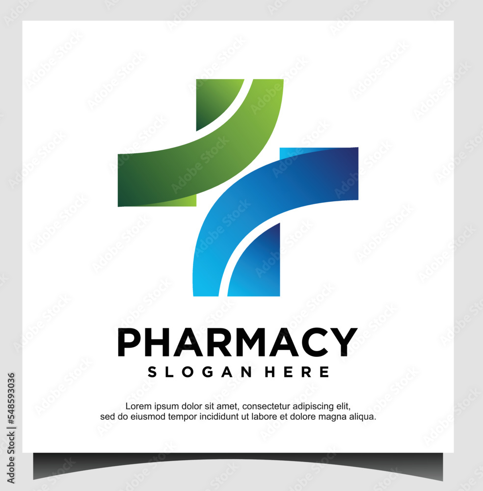 Medical healthcare logo design template Stock Vector | Adobe Stock