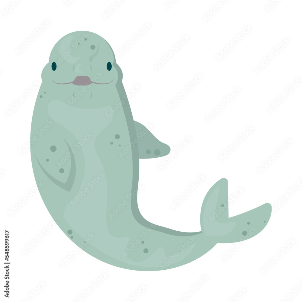 cartoon beluga design Stock Vector | Adobe Stock