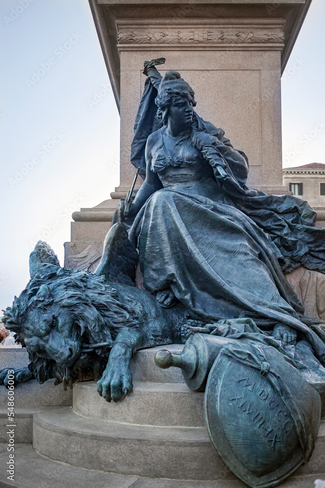 a bronze statue. Sculpture art in Europe. Stock Photo | Adobe Stock