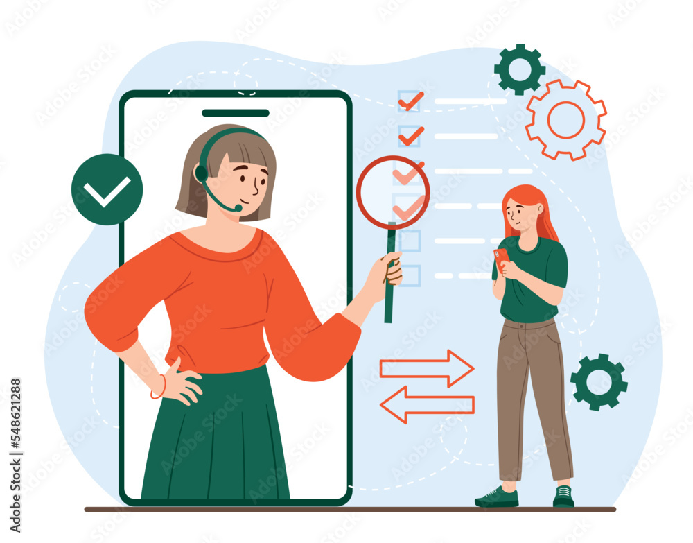 Business assistant concept. Knowledge and information, analytics and ...