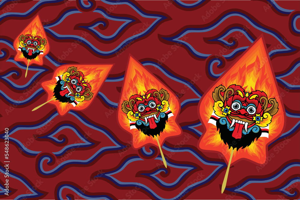 Gunungan Wayang Kulit or the Tree of Life wayang from Indonesia with ...