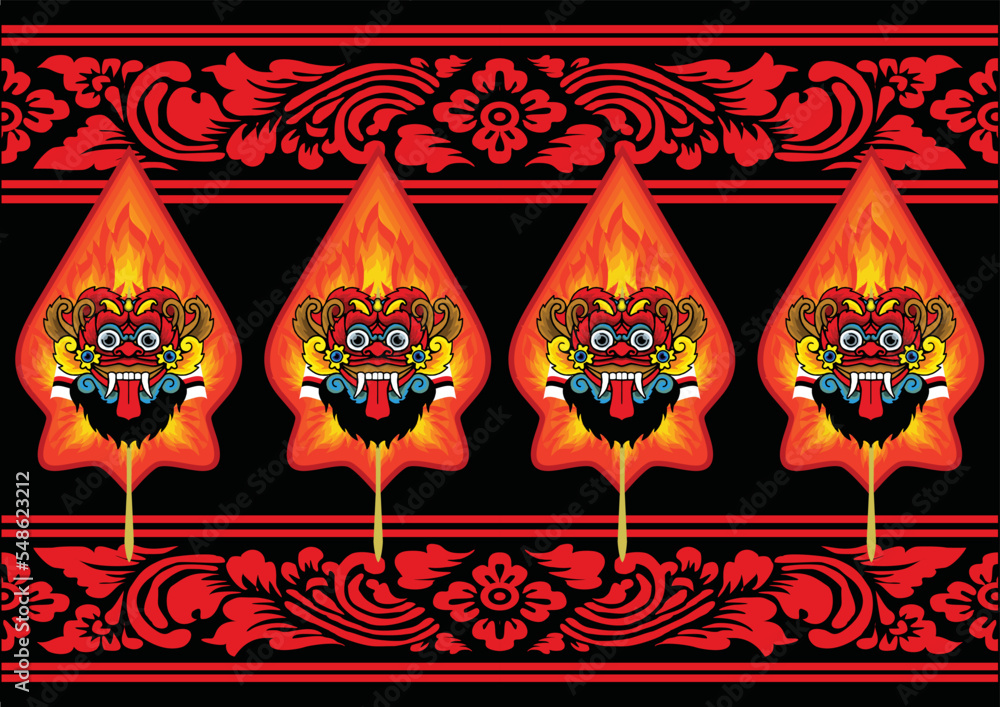 Naklejka Gunungan Wayang Kulit or the Tree of Life wayang from ...