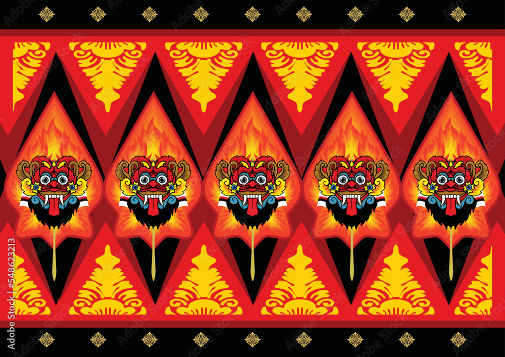 Gunungan Wayang Kulit or the Tree of Life wayang from Indonesia with ...