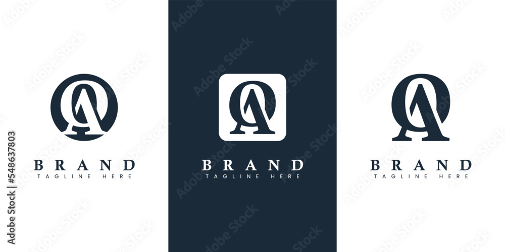 Modern and simple Letter OA Logo, suitable for any business with OA or ...