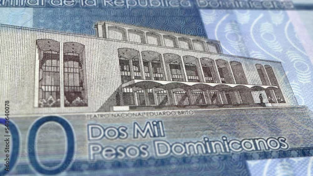Dominican Republic Dominican Peso 2000 Banknotes, Two Thousand ...