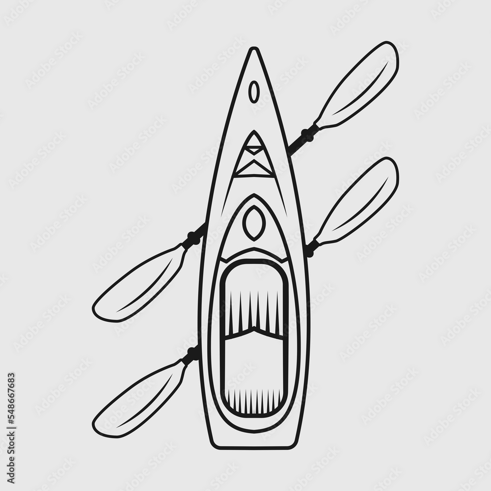 Kayak SVG Cut File, Kayak Boat Svg, Canoe Svg, Water Sports Svg ...