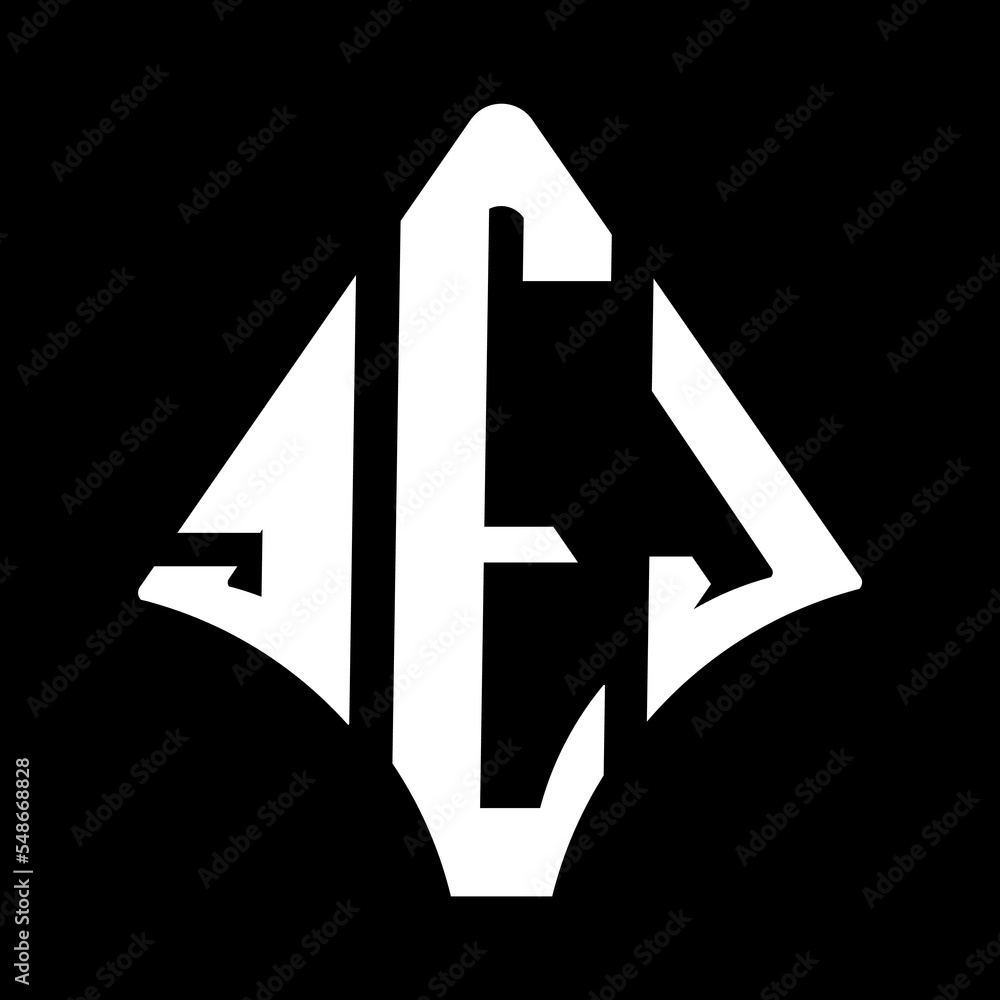 JEJ VECTOR logo. JEJ logo letter logo design vector image. JEJ letter ...