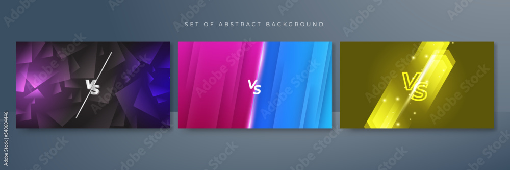 Fight versus vs game background. Vector illustration for battle ...
