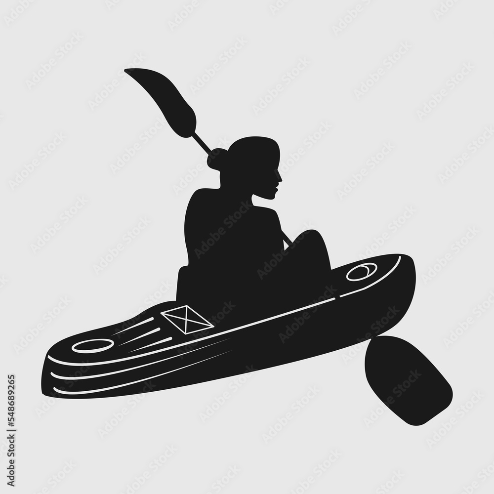 Kayaking SVG Cut File, Kayak Boat Svg, Canoe Svg, Water Sports Svg ...