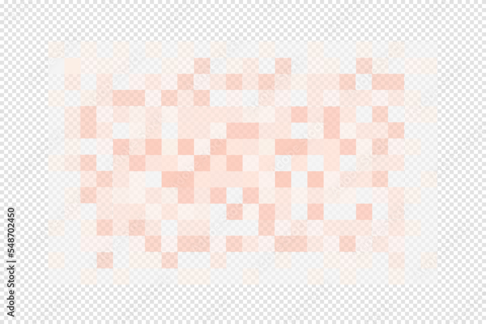 Censorblur effect pixel texture on transparent background. Skin tone ...
