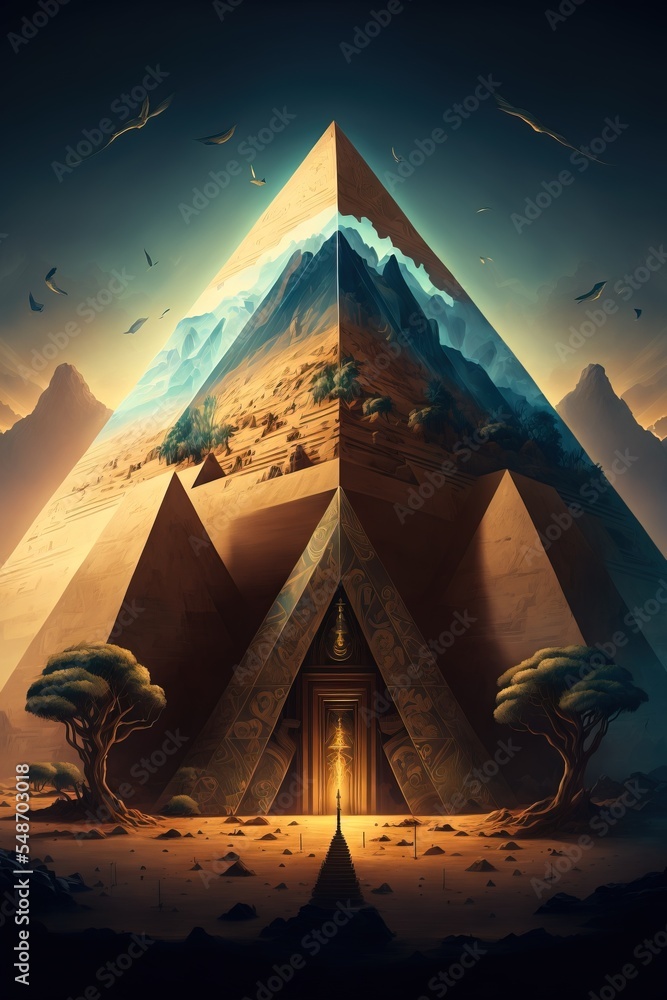 Fantasy Pyramid Art