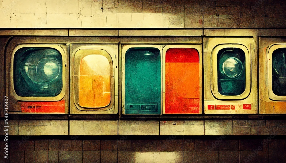 Subterranian underground texture background metro car design subway ...