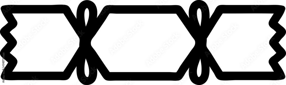 christmas cracker icon symbol Stock Vector | Adobe Stock