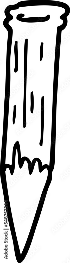 outline cartoon wooden stake Stock Vector | Adobe Stock