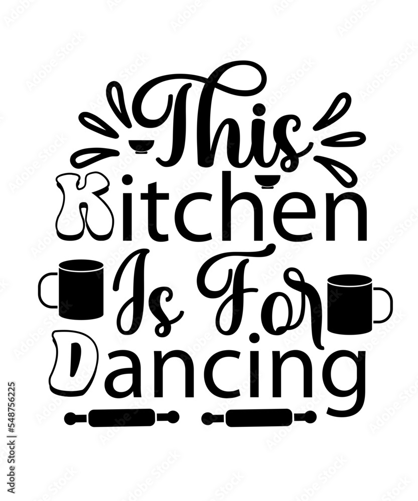 Vetor de Kitchen Svg Design,Kitchen SVG Bundle, baking svg, cooking svg ...