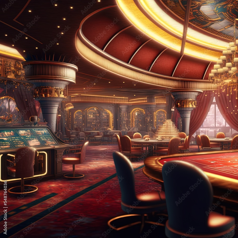 Casino Interior Background