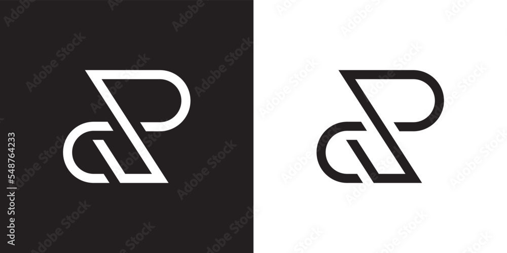 Minimal ZP logo. Icon of a PZ letter on a luxury background. Logo idea ...