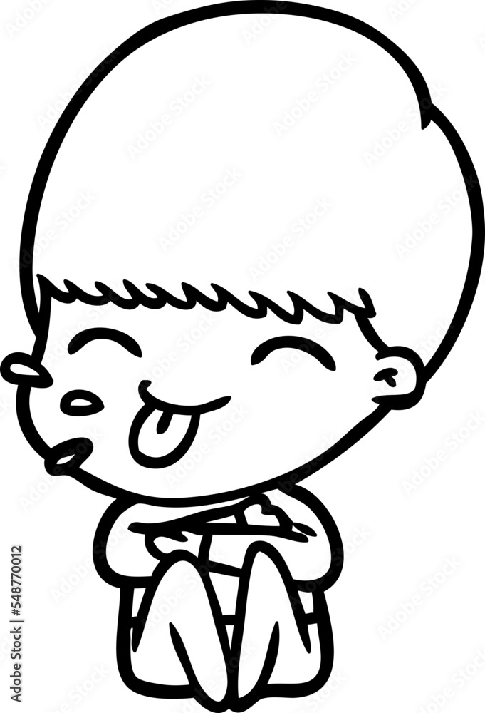 cartoon rude man Stock Vector | Adobe Stock