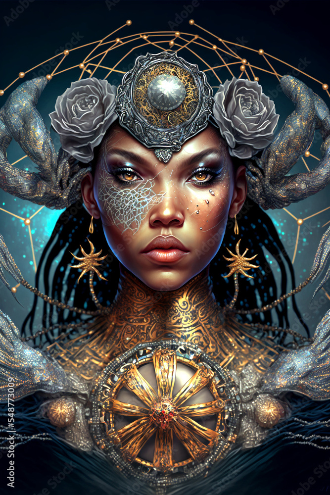 Zodiac Sign Character Illustration Of Cancer Astrological Sign