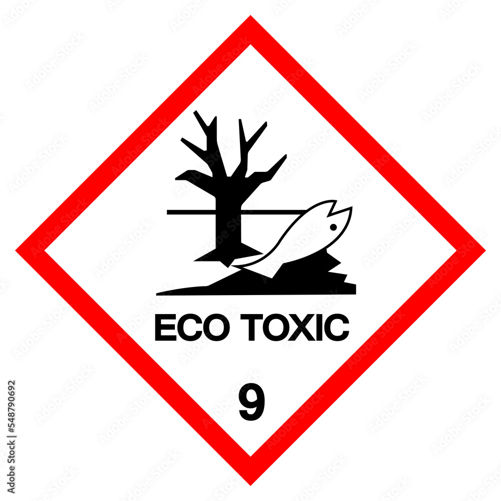 Eco Toxic 9 Symbol Sign, Vector Illustration, Isolate On White ...