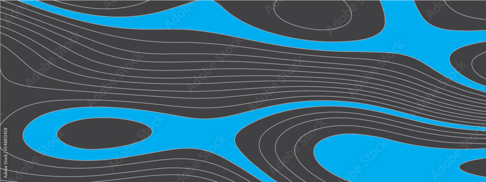 Colorful map line of topography. Abstract topographic contours map ...