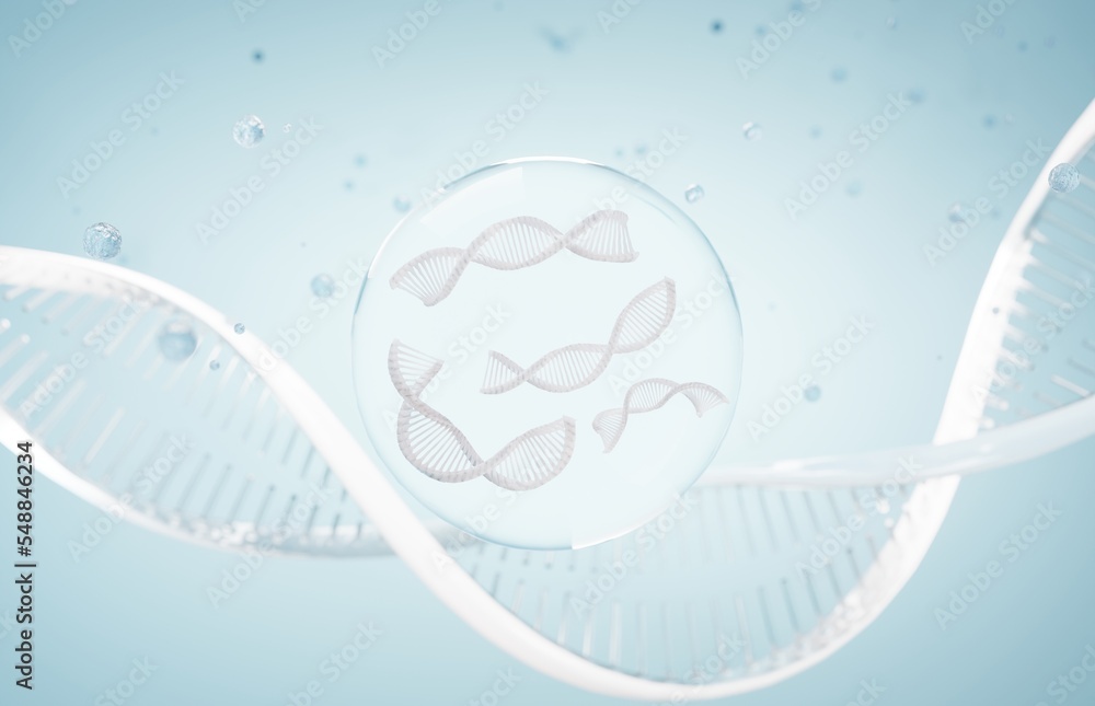 DNA spiral structure. DNA Helix complementary strand of Sequences ...