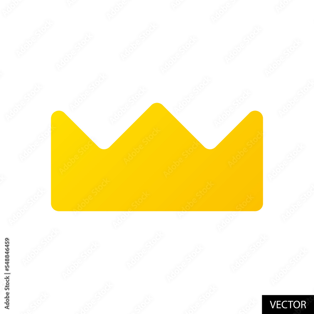 Gold or Premium Membership, Subscription vector icon in flat style ...