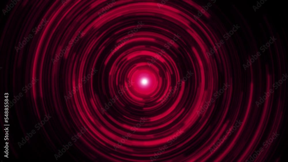 Red Hyperspace Jump With Red Light Effects Optical Light Time Travel ...