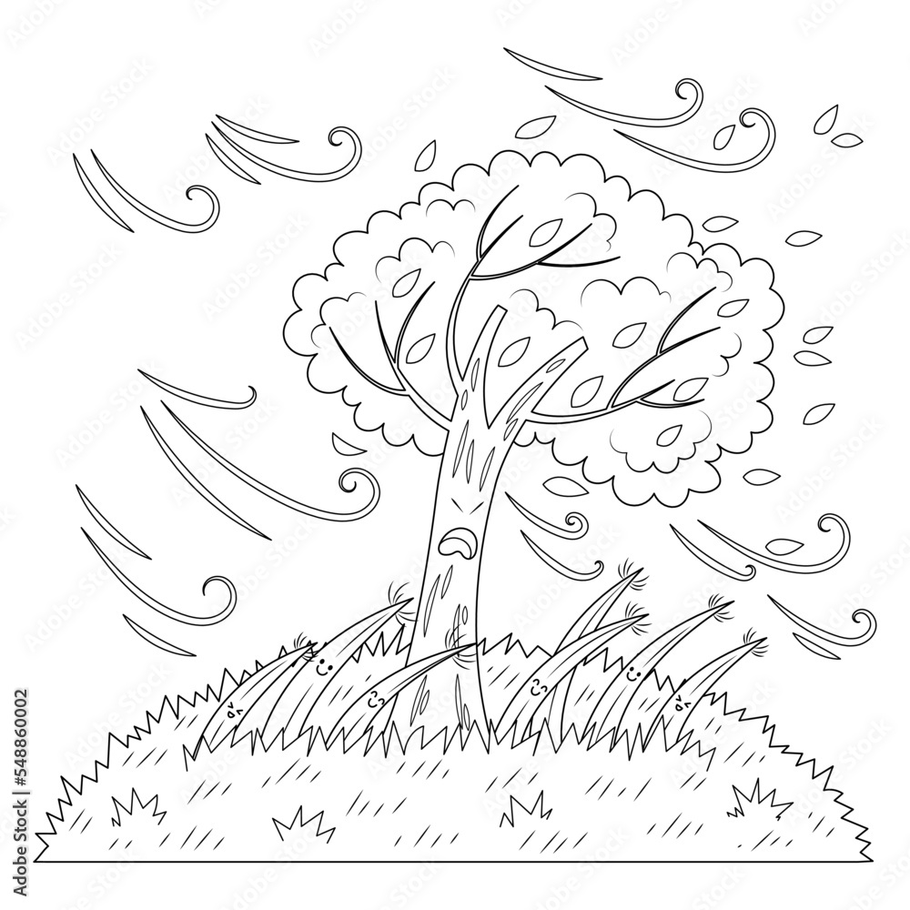 The Oak And The Reeds Picture For Story Book Aesop s Fable the-oak-and-the-reeds-picture-for-story-book-aesop-s-fable